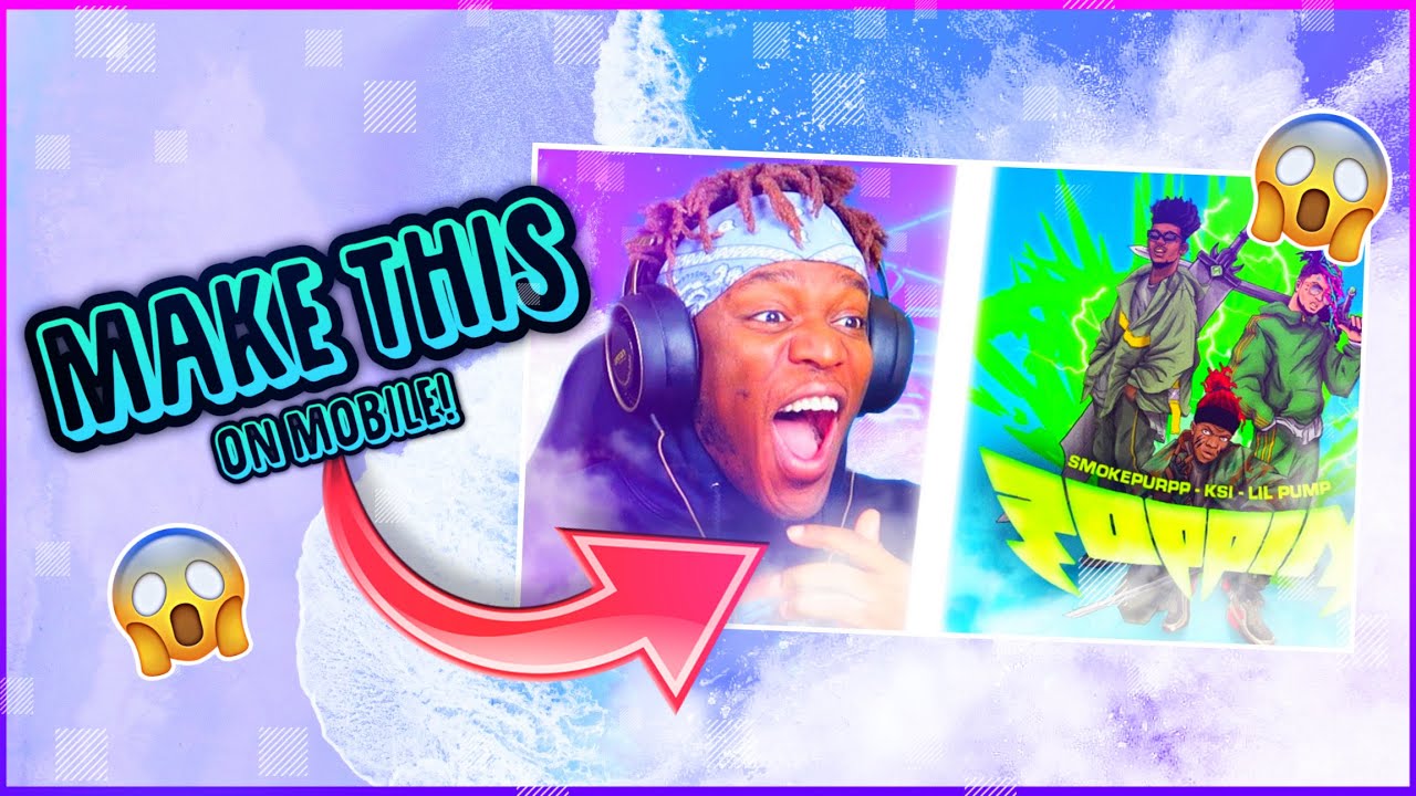 HOW TO MAKE A **KSI** STYLE THUMBNAIL! //MOBILE IOS, ANDROID//THUMBNAIL ...