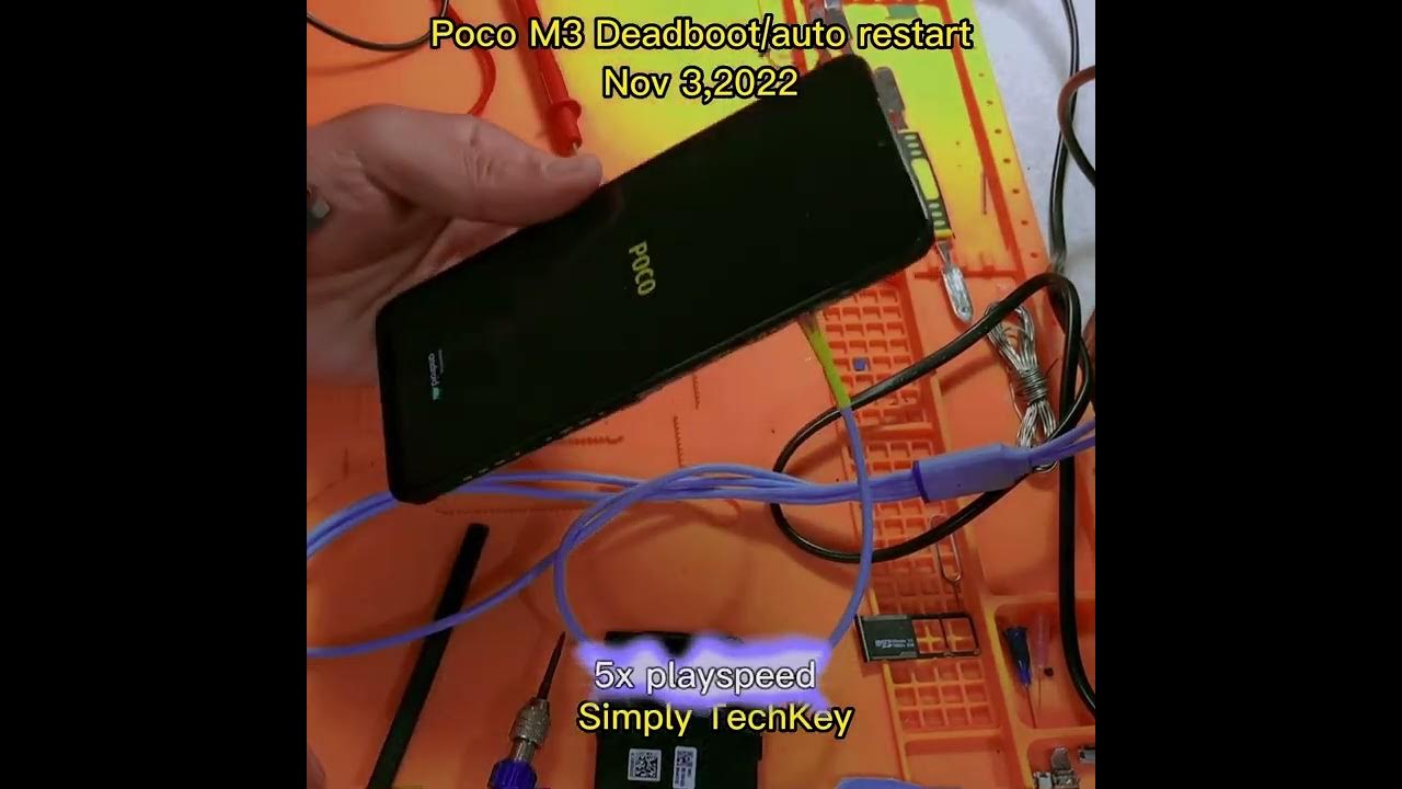 Poco m3 Autorestart (bootloop) repair - YouTube