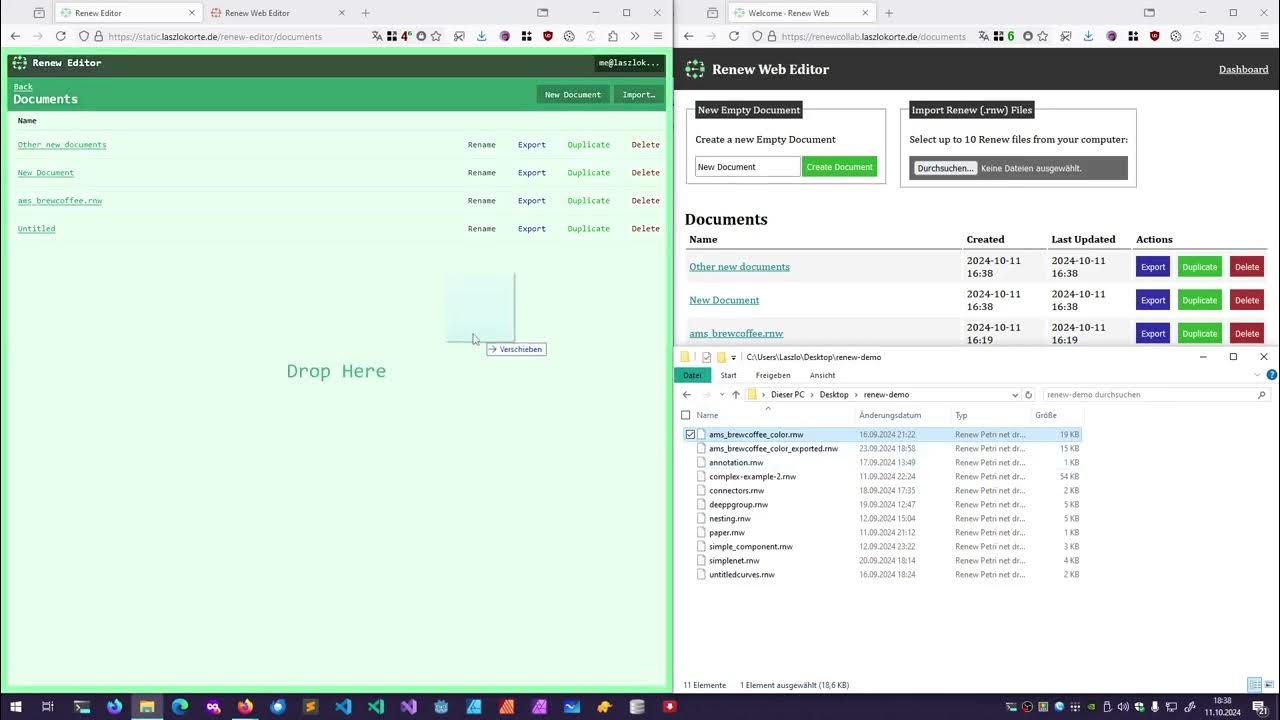 PetriStation Devlog #11 Separate Client Application for the Renew Web Editor - YouTube