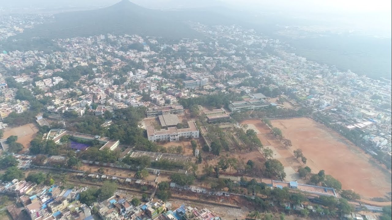 Theni Aerial view - Theni N S School Aerial view | Phantom 4 pro Drone ...