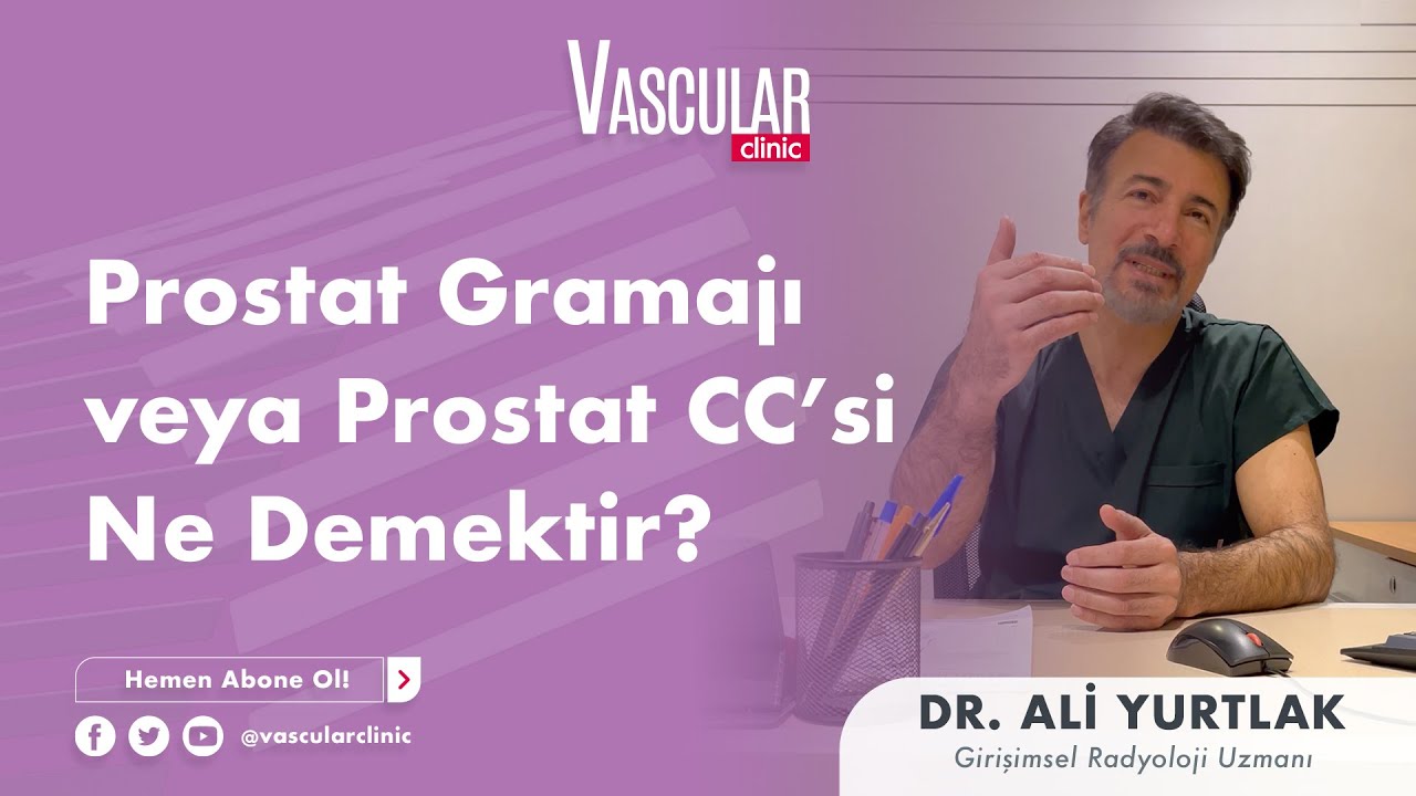 Prostat Gramajı ve Prostat CC'si Ne Demektir? - YouTube