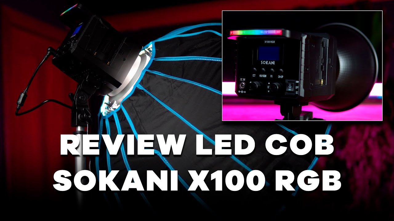 🔴 REVIEW LED SOKANI X100 RGB - YouTube