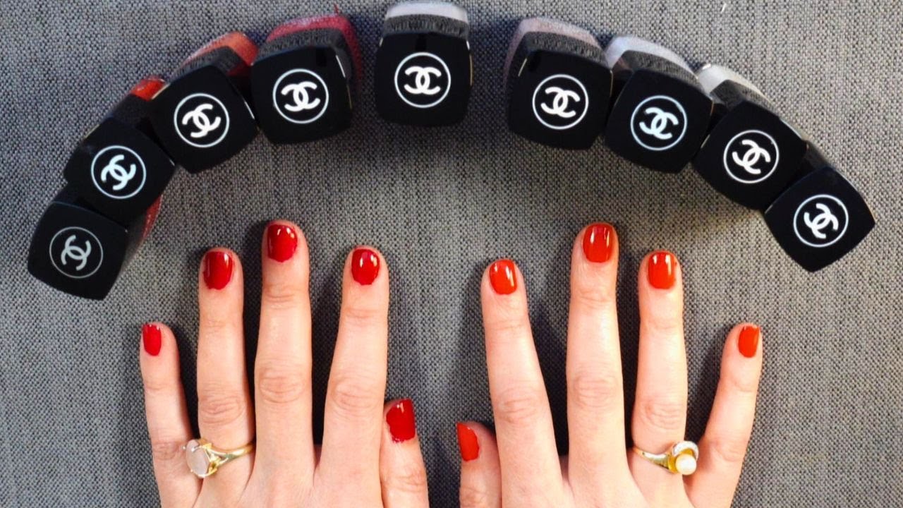 CHANEL Le Vernis Nail Polish - 9 shades - YouTube