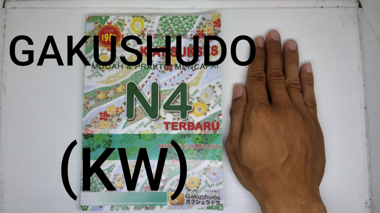 Gakushudo N4 (KW) SEPERTI APA? - YouTube