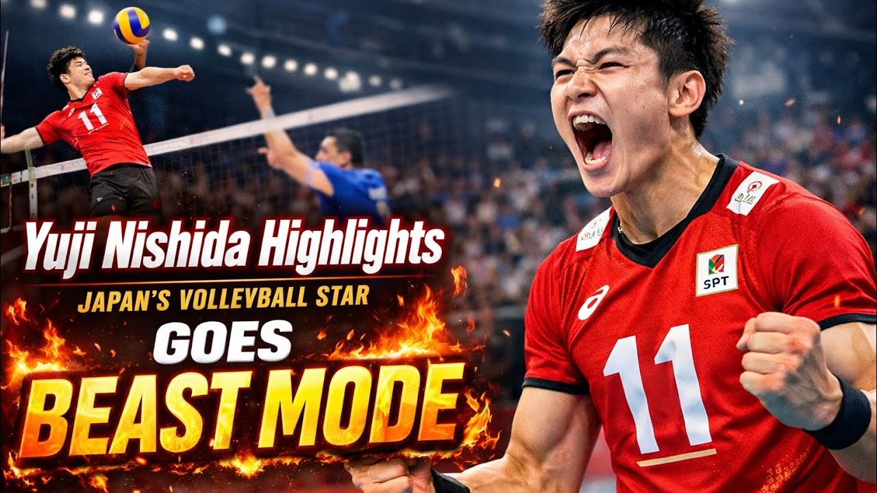 Yuji Nishida Highlights | Japan’s Volleyball Star Goes BEAST MODE - YouTube