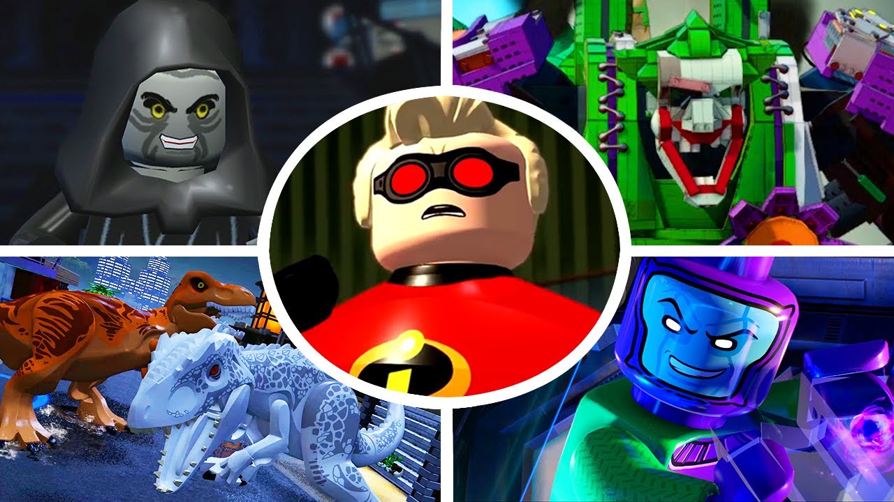 All Final Bosses in LEGO Videogames - YouTube