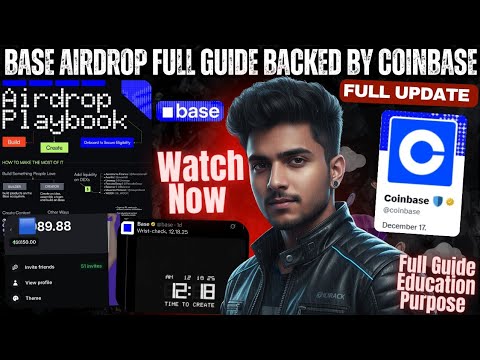 Base Airdrop Full Guide Backed By Coinbase | Base Airdrop | Base | XYZ ...