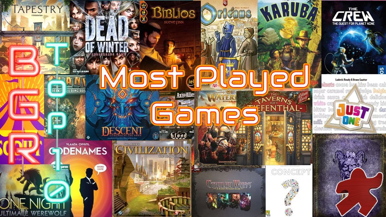 Top 10 Most Played Board Games of All Time - YouTube