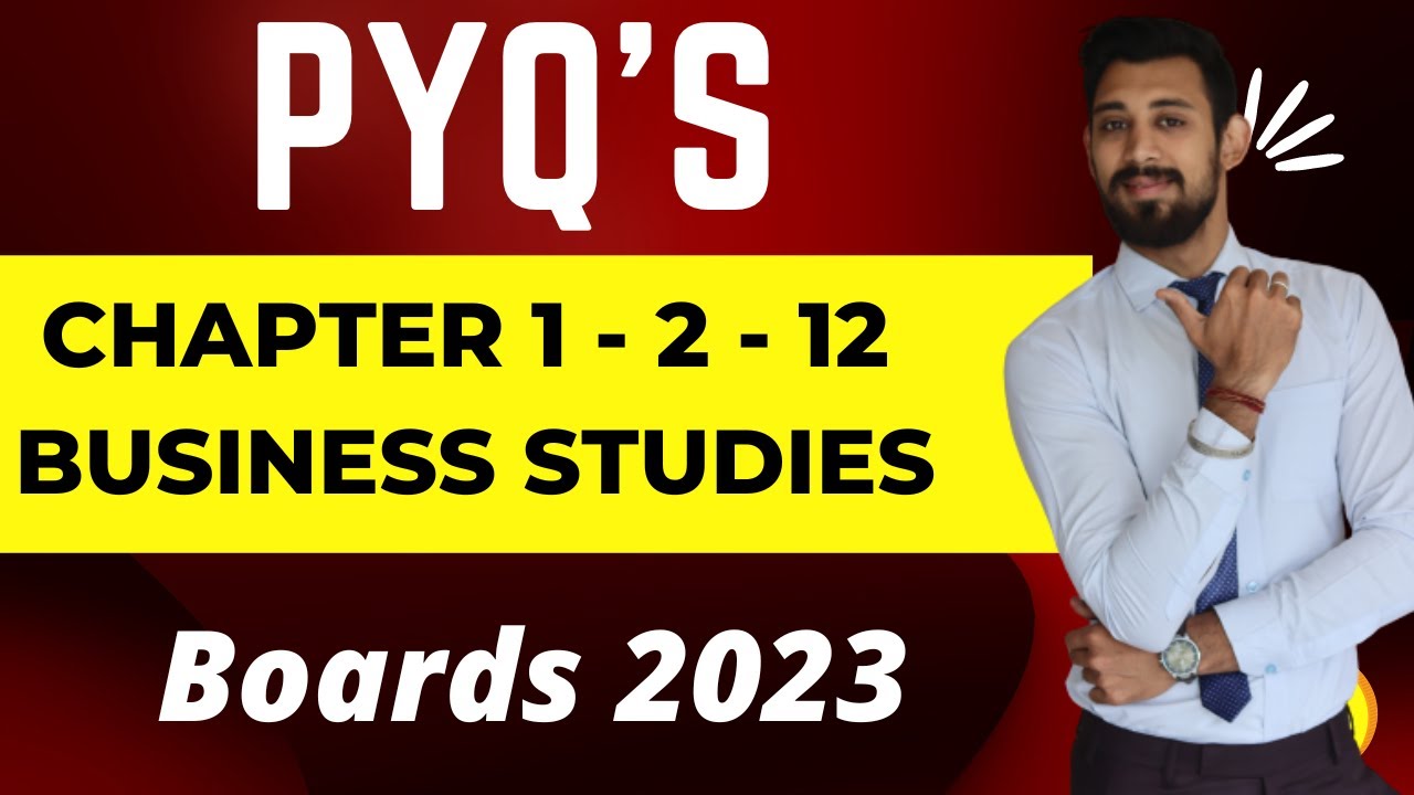 PYQ'S | Important Questions | Chapter 1 | 2 AND 12 | Business Studies | Class 12 - YouTube