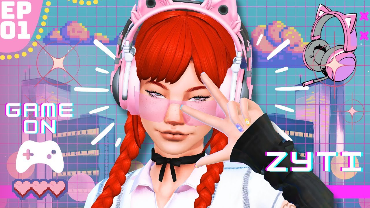 A Jornada GAMER&OTAKU de A a ZYTI! O COMEÇO 🎮💙 NOVA SÉRIE THE SIMS 4 ...