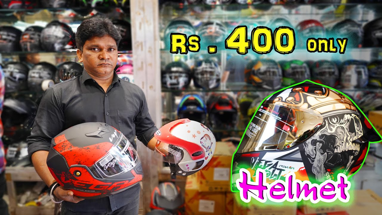 Helmet shop in Chennai | best price | GB ROAD | Start from Rs.400 - YouTube