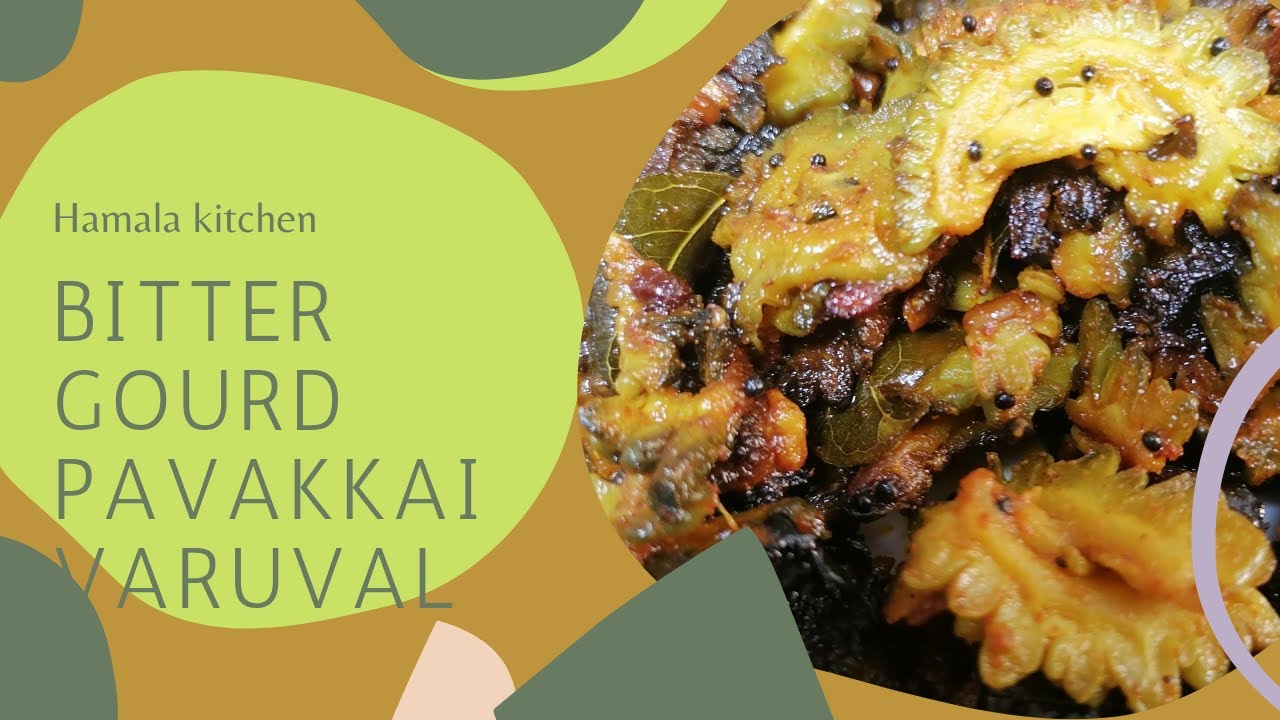 How To Make Bitter Gourd Fry / Pavakkai Varuval - YouTube
