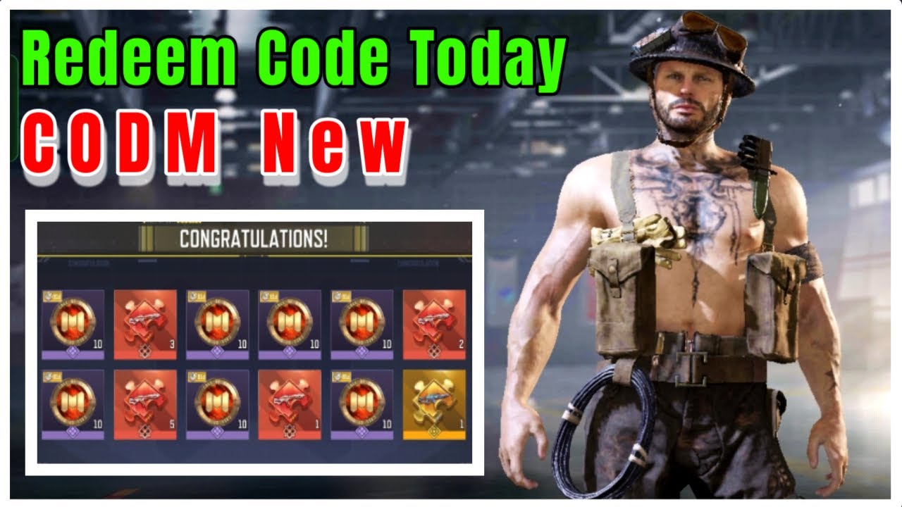 CODM Redeem Code Today - YouTube