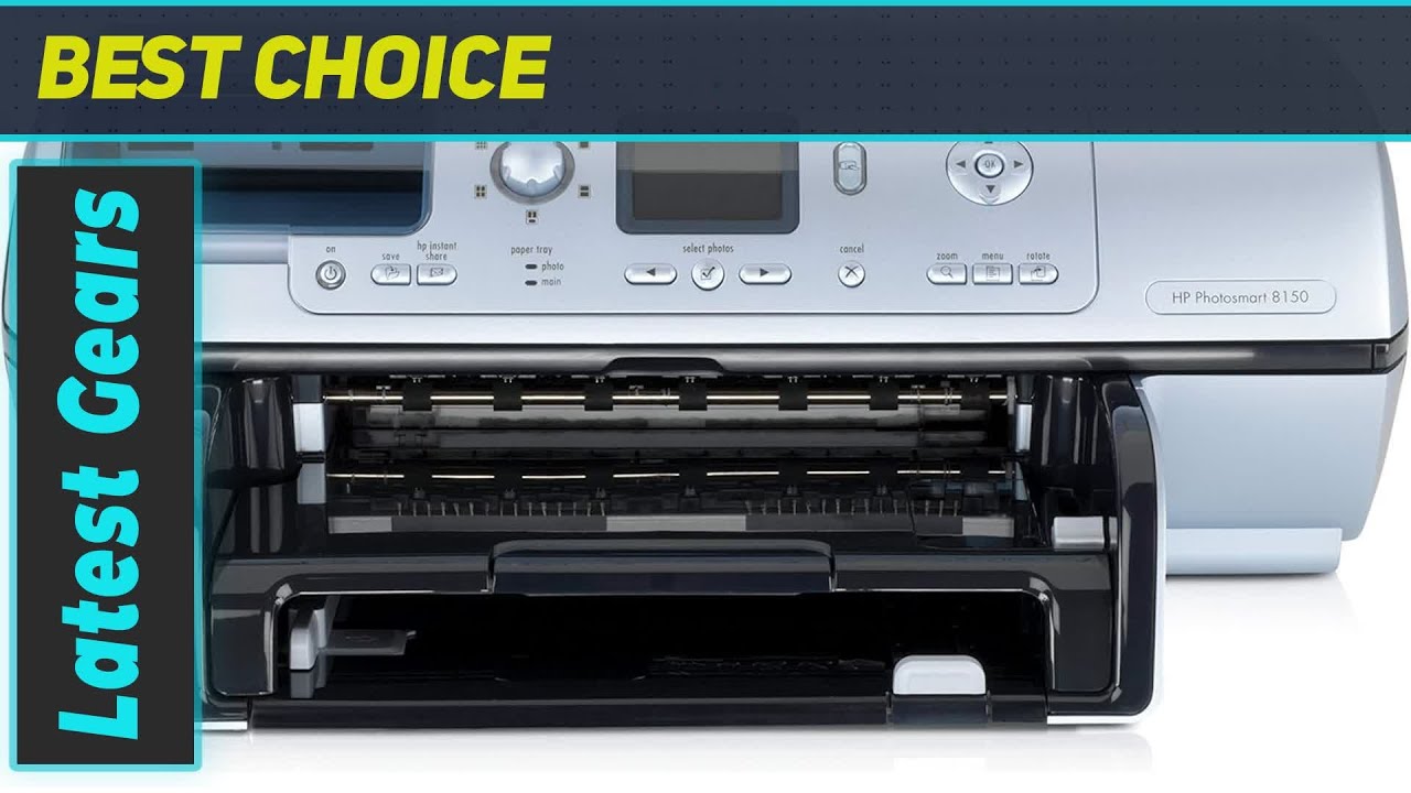 HP PhotoSmart 8150: Fastest Photo Printer Ever? - YouTube