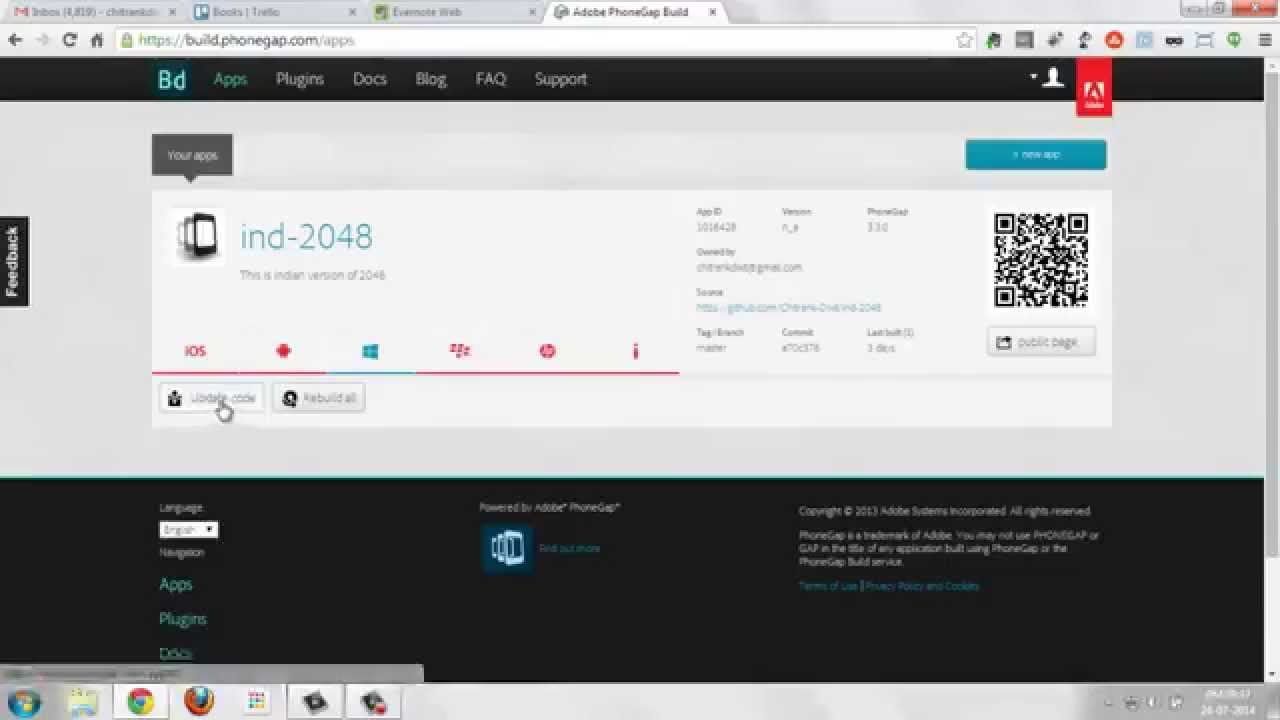Using Phonegap (making android and ios app from 2048 game's HTML5 source) | by Chitrank Dixit ...