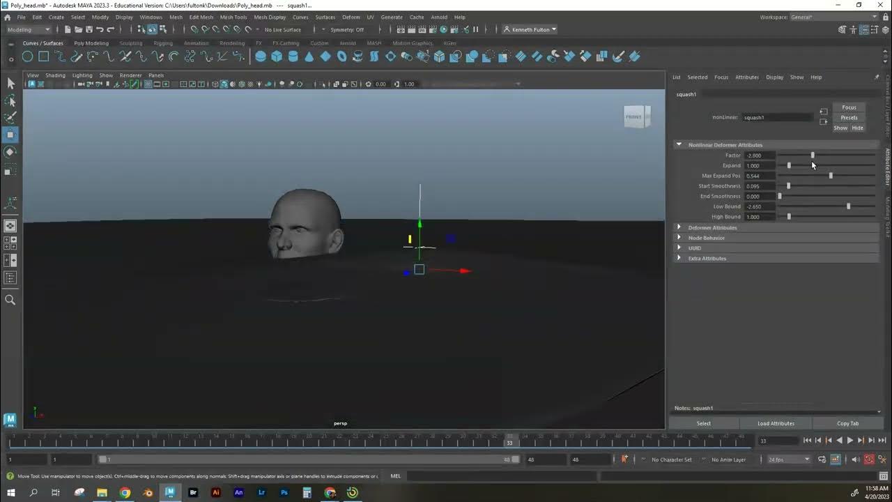 Basic mesh deformers Maya - YouTube