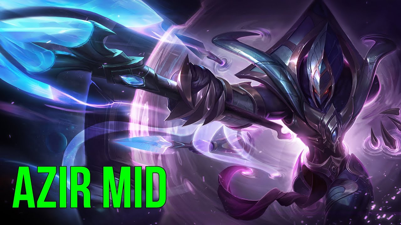 Gameplay League of Legends - Azir Mid: Shurima et sa lance! - YouTube