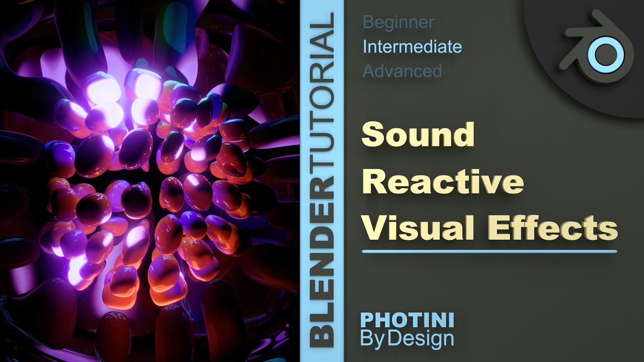 Sound Reactive Visual Effects - Blender Tutorial - YouTube