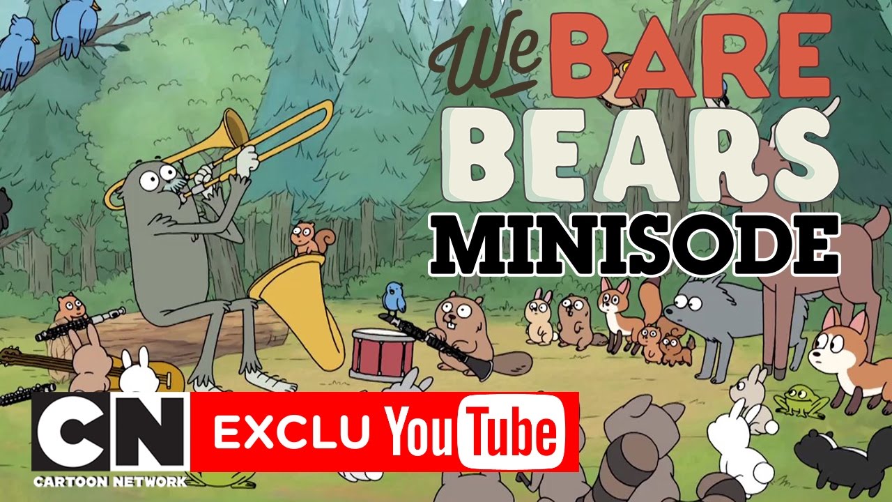 La symphonie de Charlie | Minisode We Bare Bears | Cartoon Network ...
