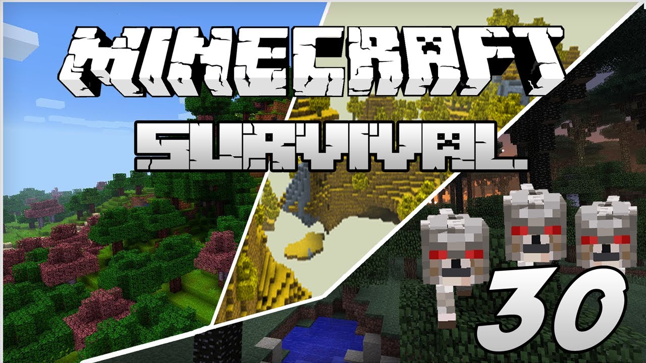Minecraft: Let's Play Ep. 30 - Hostile Wolves! - YouTube