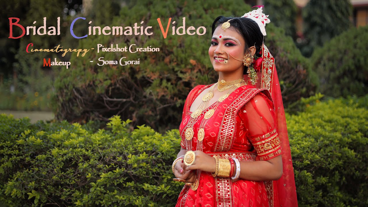 Bridal Cinematic shoot//Pixelshot Creation\\ makeup shoot || #makeup # ...