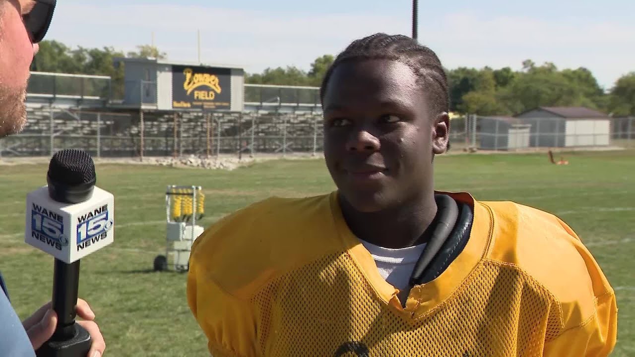Jordan Davis full interview at Snider High School football practice on ...