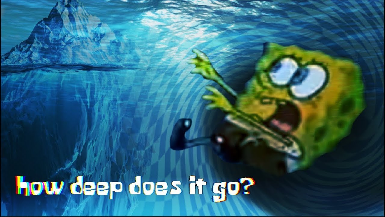 Exploring The SpongeBob Iceberg - YouTube