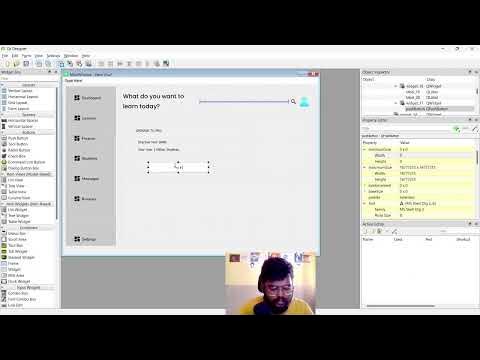 Dashboard using PyQT 5 and QT Designer | Python | GUI Series | PART 9 | Code to Win - YouTube