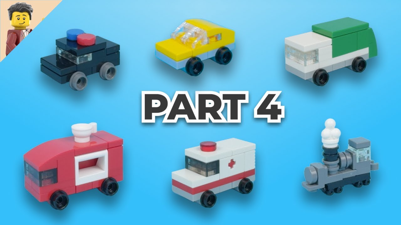 Lego City Mini Vehicles Part 4 - Tutorial - YouTube