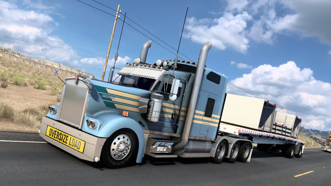 Ruda W900, Ravens Flatbed, Jcmod Big Lope Cummins N14 #223 (American ...