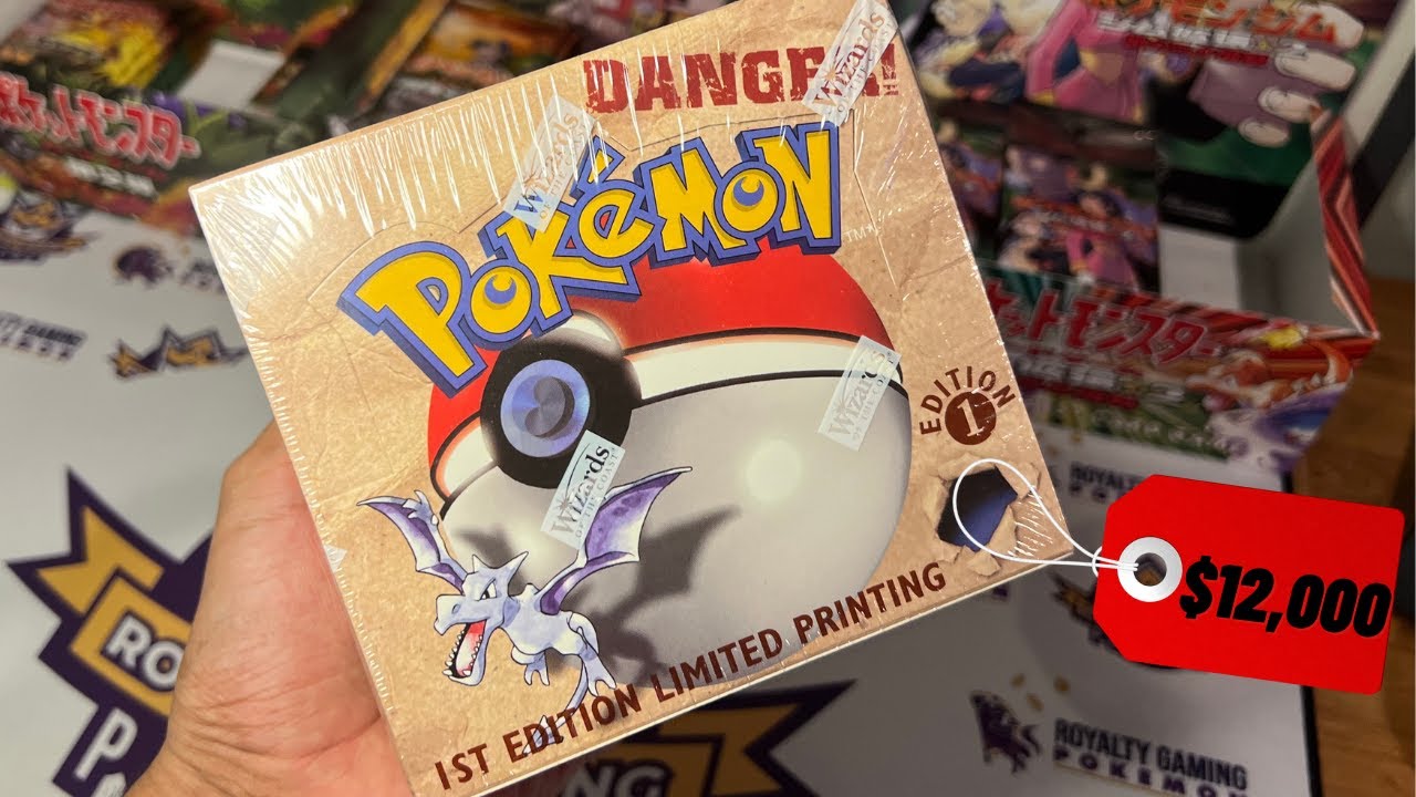 OPENING THIS BOX OF POKEMON CARDS FROM 1999! 1ST EDITION FOSSIL ...