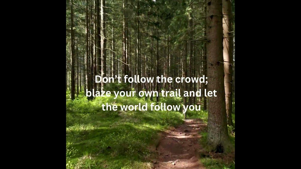 Create Your Own Path - YouTube