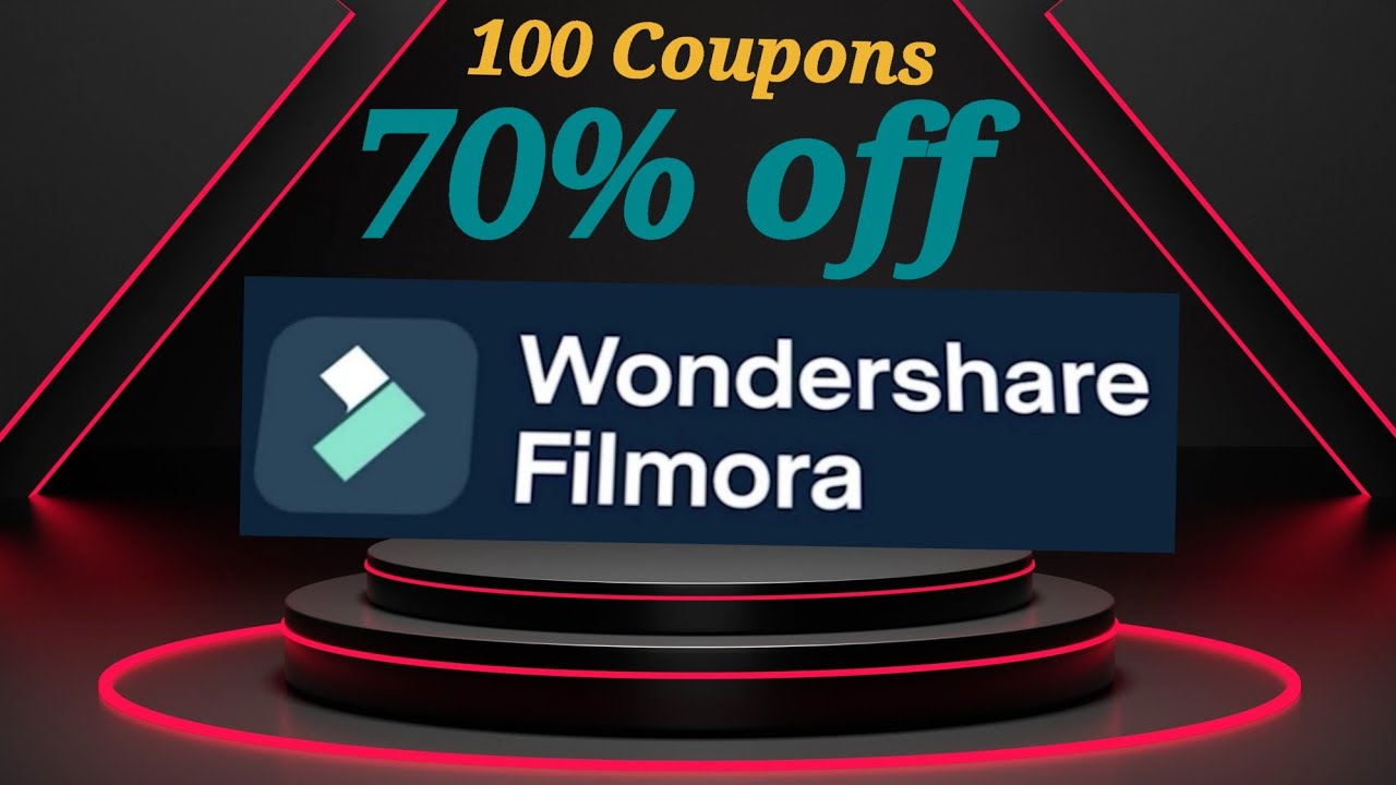WonderShare Filmora Discount Coupon link #coupon #100free - YouTube