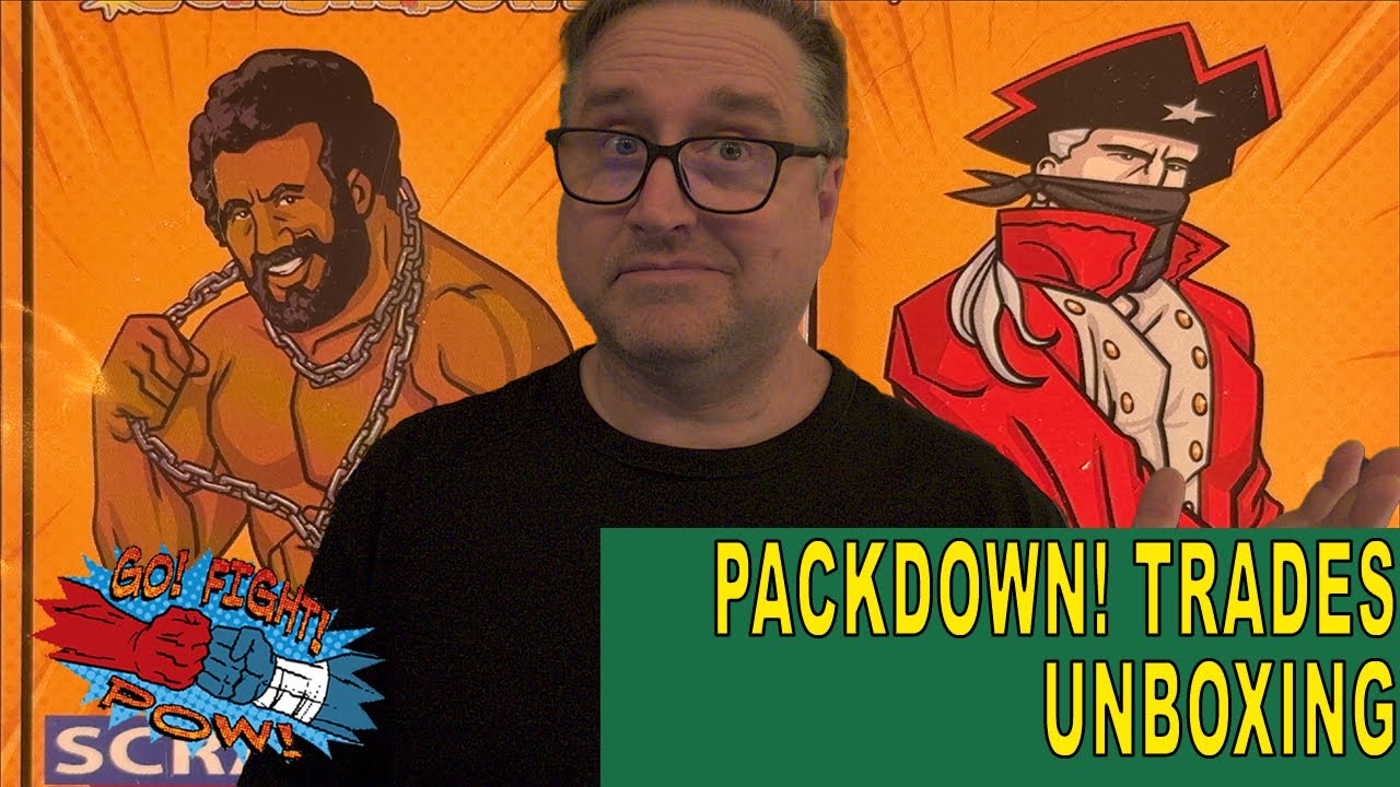 FIRST LOOK Packdown Trades Unboxing & Gameplay 100 GO.FIGHT.POW! Card ...