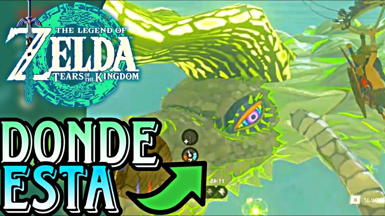 FARODRA UBICACION DRAGON DE RAYO en ZELDA TEARS OF THE KINGDOM ...