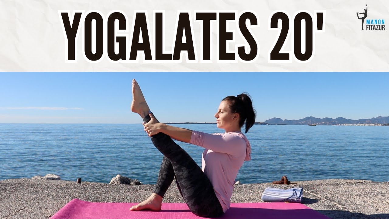Yogalates au bord de l'eau 20 minutes ⎮ assis, allongé, debout - YouTube
