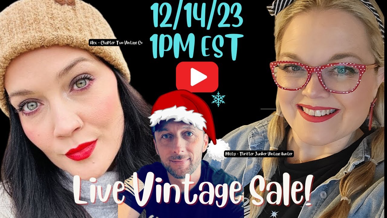 Vintage Christmas POP UP Sale! Thrifter Junker Vintage Hunter & Chapter ...