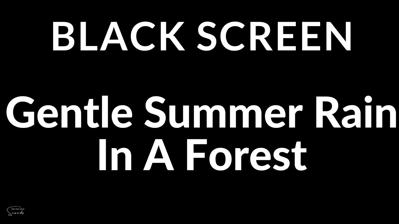 Sleep Fast with Gentle Summer Night Rain Sounds | Rainforest Rain ...
