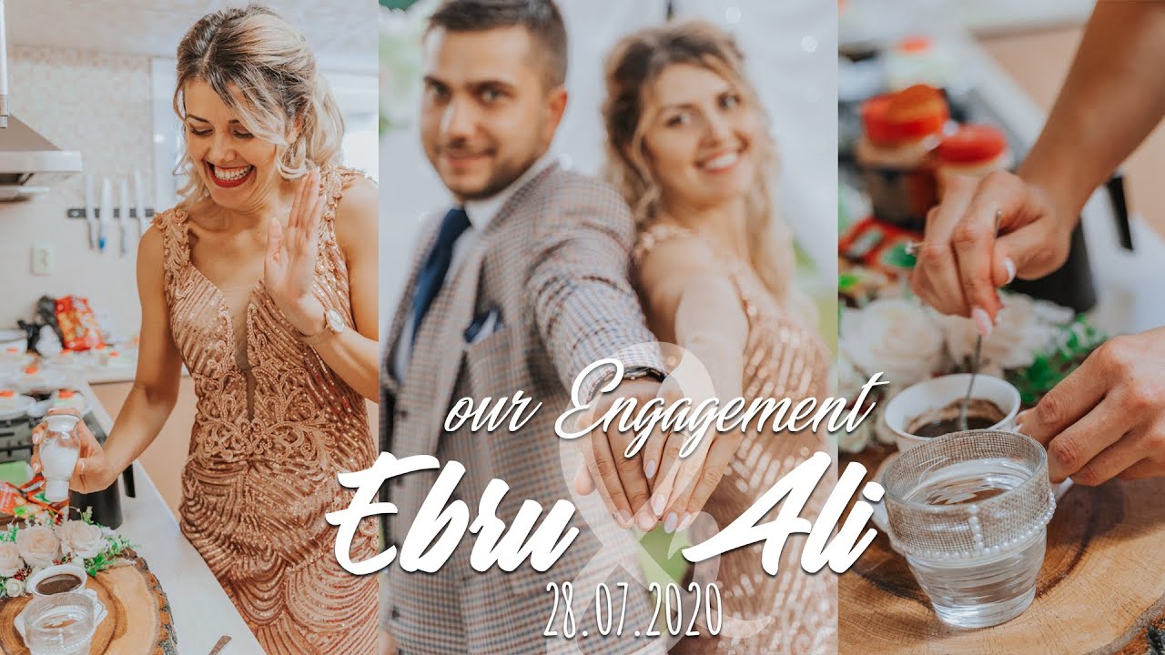 EBRU & ALI Kız isteme 💍 |OUR ENGAGEMENT - 28.07.2020 - | 💐#tuzlukahve ...