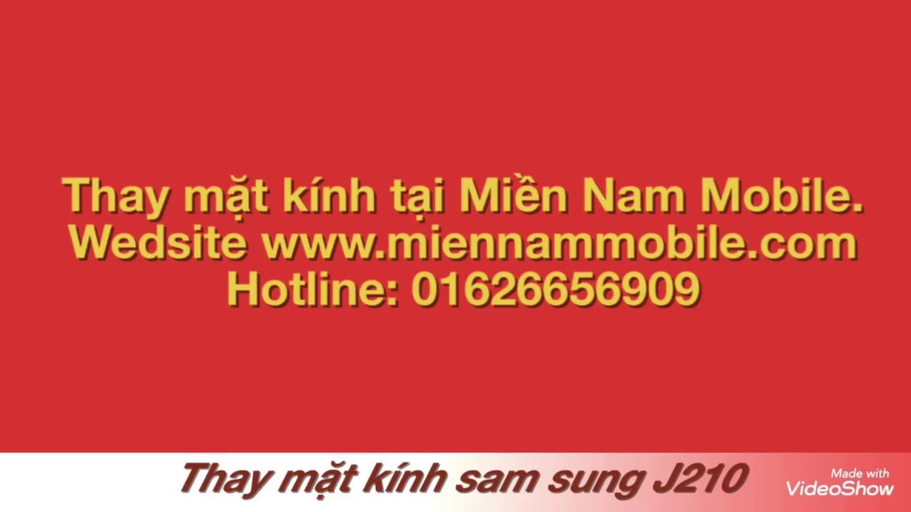 Thay mặt kính sam sung j120 - YouTube