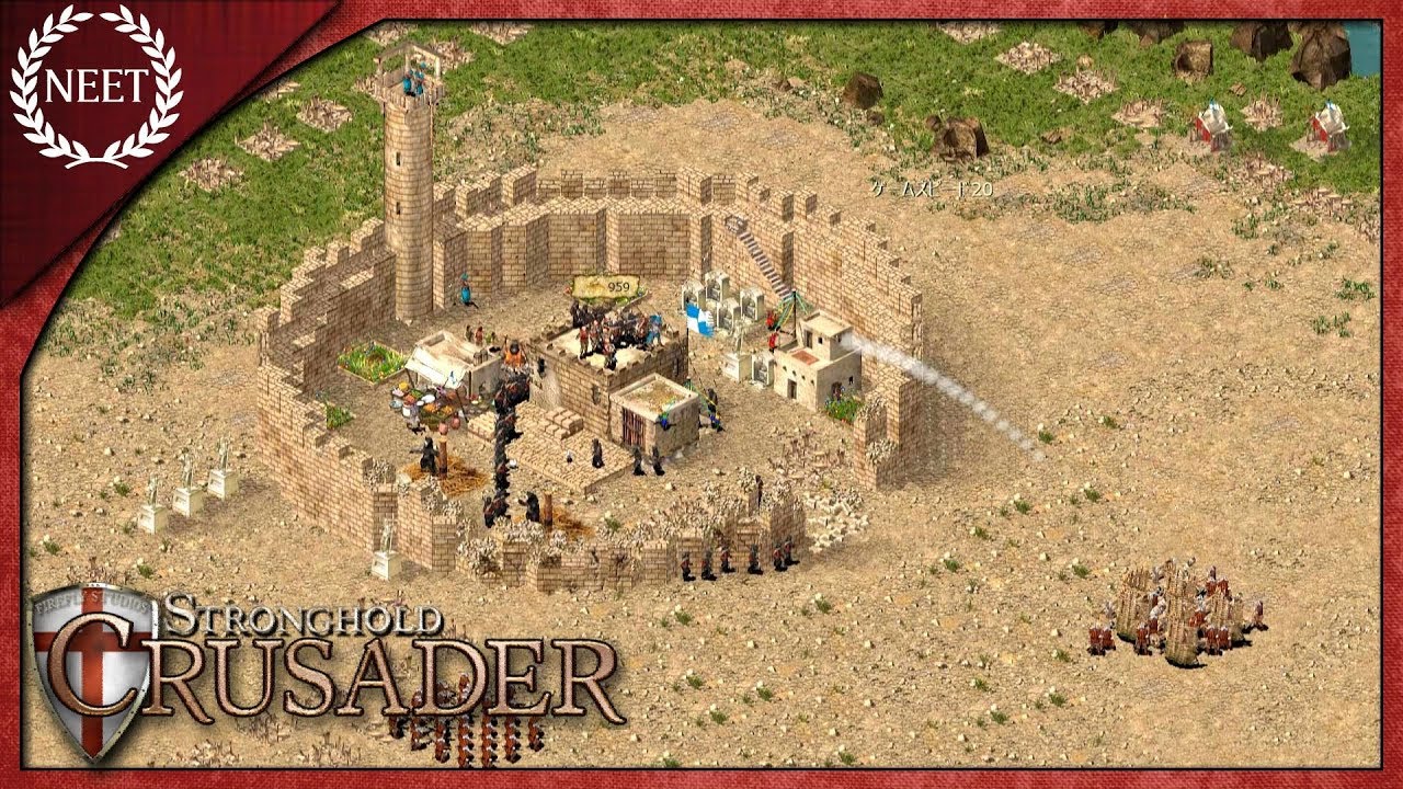 #29【RTS】血の河 Stronghold Crusader HD Crusader Trail 【実況】 - YouTube