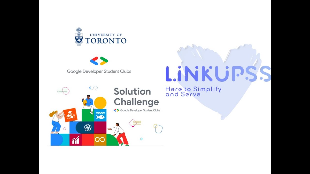LINKUPSS - GDSC Solution Challenge 2023 - YouTube
