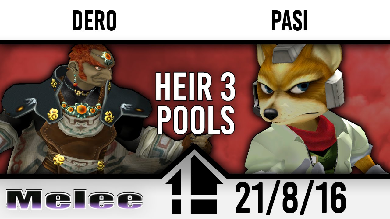 Heir 3 Pool A - Dero (Ganon) vs Pasi (Fox) - YouTube
