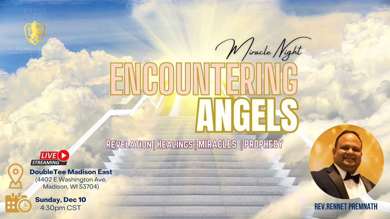 Encountering Angels - Miracle Night - Pastor Rennet Premnath - YouTube
