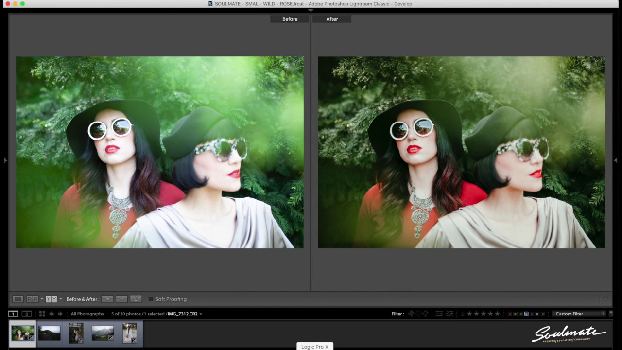 How To Edit With SMAL ROSE Lightroom Presets - YouTube