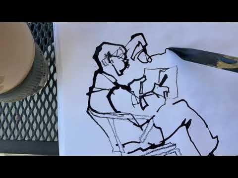 Coffee Sketching snippet - YouTube