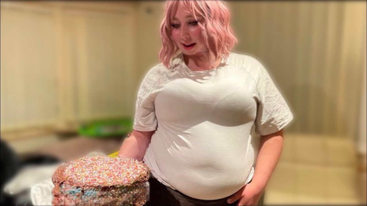 Eating a GIANT Rainbow Nutella Cake 5000 CALORIES!!! 😱 - YouTube