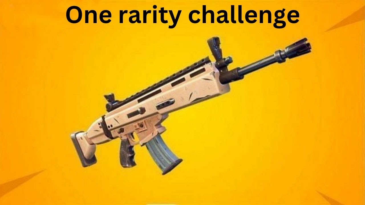 fortnite one rarity challenge - YouTube
