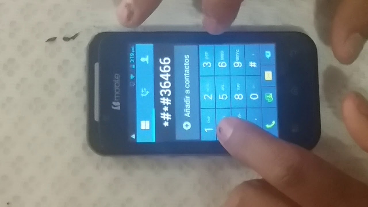 Cambio de imei bmobile ax512 - YouTube