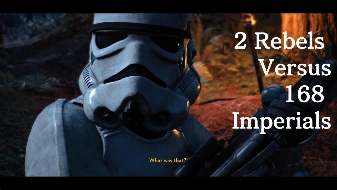 STAR WARS Battlefront I - Survival on Endor (level master) - YouTube
